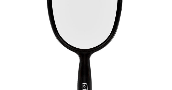 Classic Hand Mirrors, Black, Compact, 5?? W x 10.5?? L, 3-Count ...